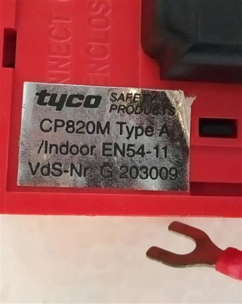 Tyco Cp820m Type A Indoor En54 11 Manual Call Point 514800505 T At