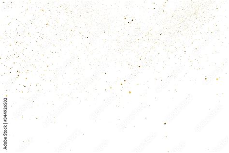 Gold Glitter Texture Isolated On White Amber Particles Color Celebratory Background Golden