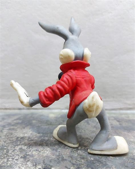 Bugs Bunny Pop Singer 1998 Warner Bros Looney Tunes Pvc Figure