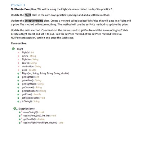 Solved Problem NullPointerException We Will Be Using The Chegg