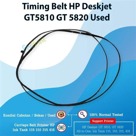 Jual Timing Belt Carriage Printer Hp Deskjet Gt5810 Gt 5820 Hp Ink Tank