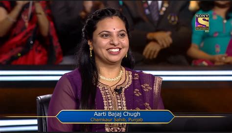 Aarti Bajaj Chugh Who Wants To Be A Millionaire Wiki Fandom