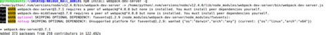 Ubuntu在已安装npm的情况下npm Run Dev运行报错解答npm Run Dev Sh 1 Webpack Dev