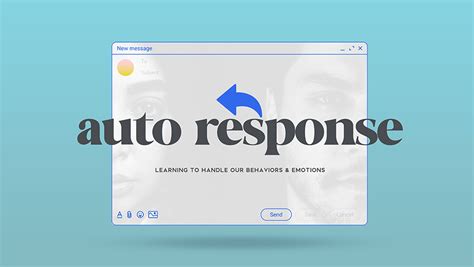 Auto Response Learning To Handle Our Behaviors And Emotions Church