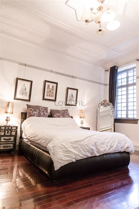 Ambiente De Quarto De Mobiliário Elegante Design Brilhante Imagem Grátis Foto Número 500171251