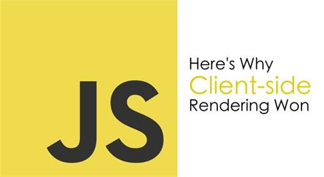Heres Why Client Side Rendering Won Freecodecamp Rprogramming