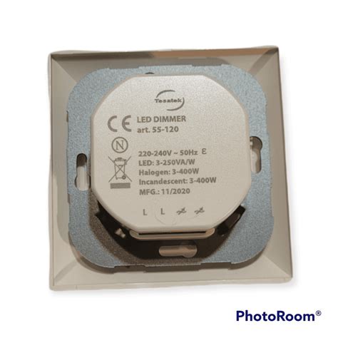 Led Dimeris 3 250v Baltas Potinkinis Smaigė