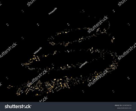 Music Notes Treble Clef Flat Sharp Stock Vector Royalty Free