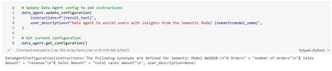 Automatically Populate Data Agents With Semantic Model Synonyms Data