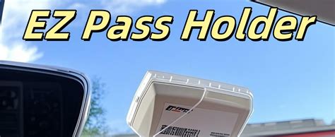 Malloryx Ez Pass Holder Powerful Suction Cup Windshield