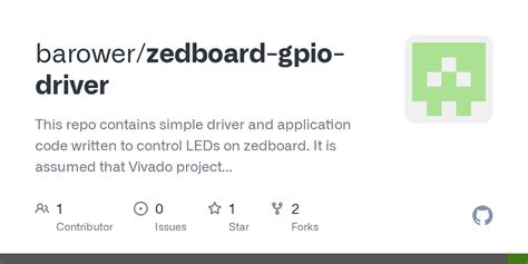 Github Barowerzedboard Gpio Driver This Repo Contains Simple Driver And Application Code