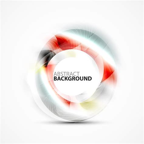 Premium Vector Shiny Blurred Cicrle Template With Space For Text