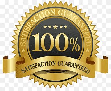 Jaminan Kepuasan 100 Logo Jaminan Uang Kembali Layanan Pelanggan Dukungan Teknis Jaminan S