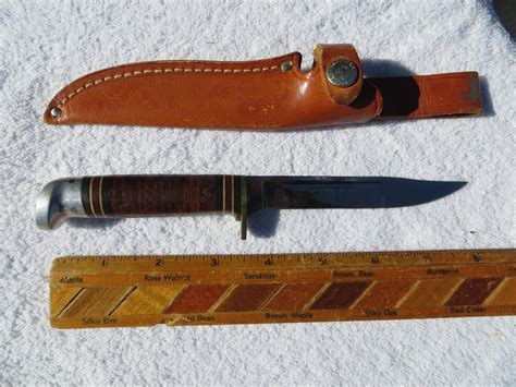 Vintage Western 8 Fixed Blade Knife Boulder Colo Usa Nice