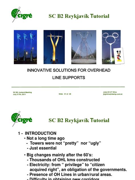 11 João B G F Silva Innovative Solutions For Overhead Line Support Descargar Gratis Pdf