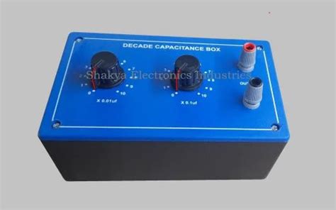 Decade Capacitance Box At ₹ 650 Piece Physics Lab Equipment In Ambala Id 2852391825555