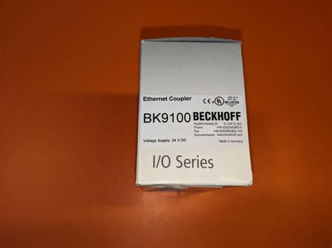 Beckhoff Bk9100 Ethernet Tcpip Bus Coupler 23900