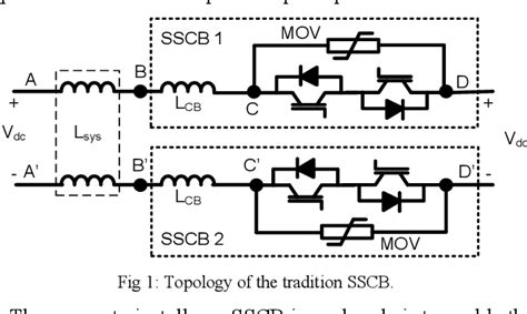 Figure 1 From A Solid State Circuit Breaker Without Current Limiting Inductor Semantic Scholar