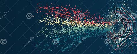 Big Data Visualization Information Analytics Concept Abstract Stream