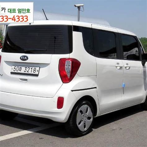 중고차 세일카 기아 레이 디럭스 연식 2016 년형 연료 휘발유 변속기 오토 색상