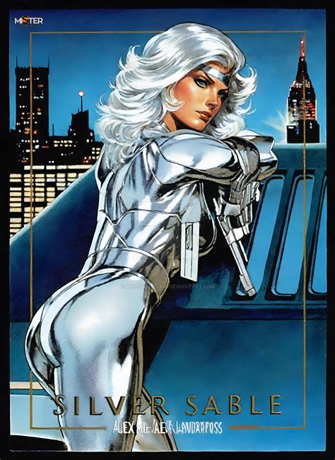 Silver Sable Marvel By Mister King K21 On Deviantart