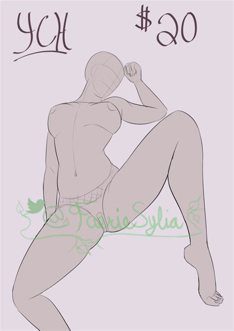 YCH Commission Pinup Pose OPEN By FaerieSylia Hentai Foundry