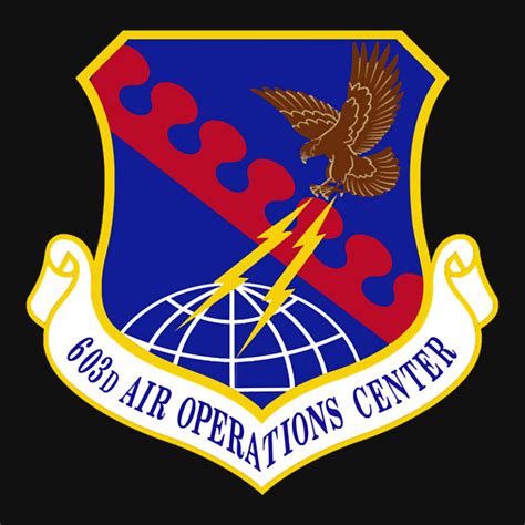 603 Air Operations Center Usafe U S Air Force Shield Patch By