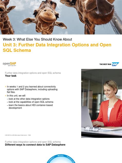 Opensap Dsp1 Week 3 Unit 3 Integrate Presentation Pdf Databases Cloud Computing