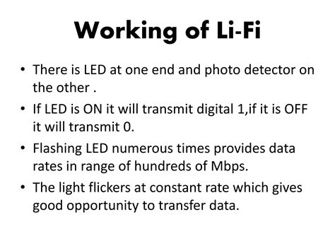 Li Fi Based Data Transfer In Underwater System Pptx Computer Networking Computing