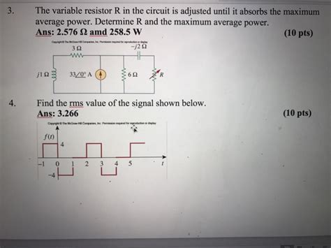 Solved The Variable Resistor R In The Circuit Is Adjusted Chegg