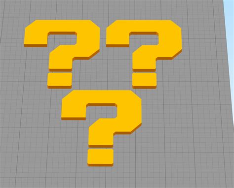 2 Color Question Block Super Mario Bros Multiparts By Ik3d Download