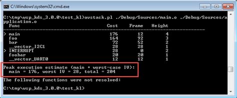 Gnu Static Stack Usage Analysis Mcu On Eclipse