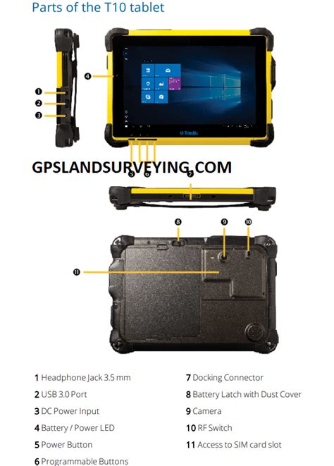Tough And Rugged Trimble T10 Tablet