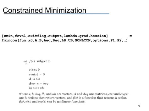 optimization methods by using matlab pptx programming languages computing