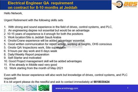 Shobha Rathod On Linkedin Electrical Engineer Saudiarabia Qa Jobs