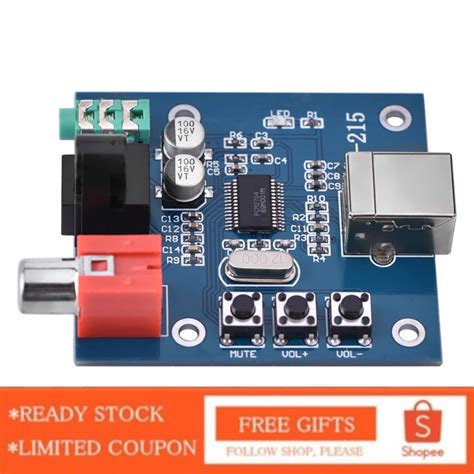 Alwaysonline PCM USB DAC To S PDIF HiFi Sound Card Decoder Board Shopee Malaysia