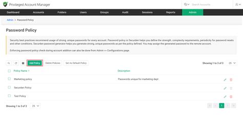 How To Create And Manage Account Types And Password Policies In Pam