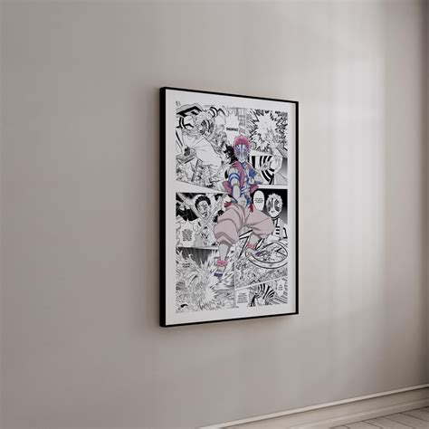 Manga Poster Akaza Curated Manga Panels Digital Print Etsy Uk