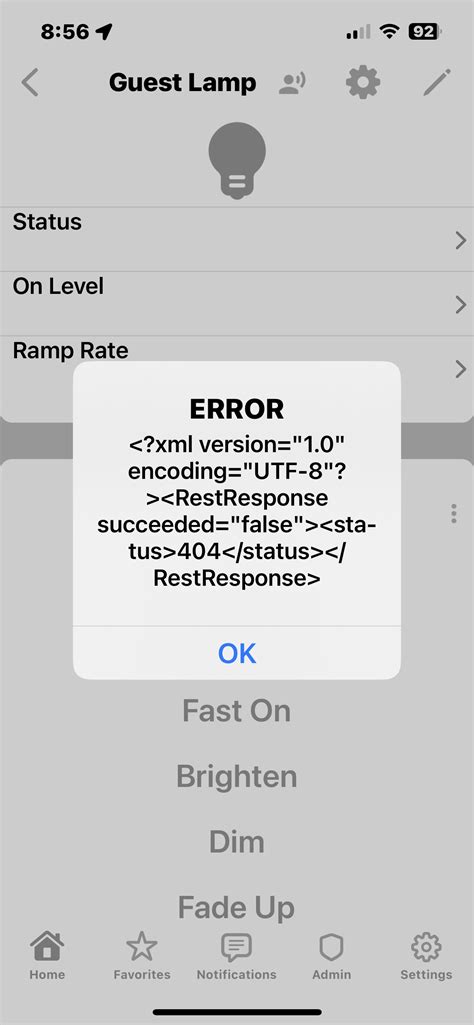 lamp dimmer problems iox support universal devices forum