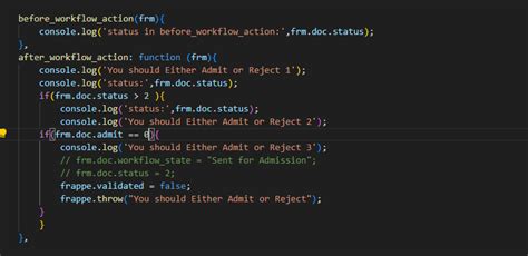 how to stop workflow action for a certain condition customization