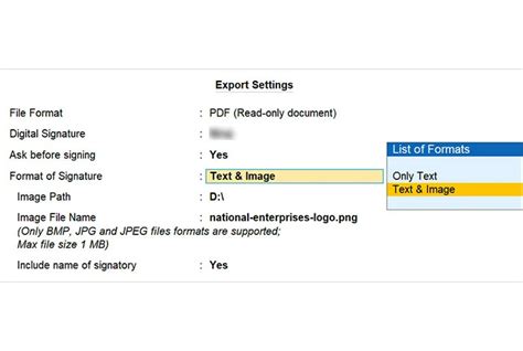 how to add digital signature in tally prime