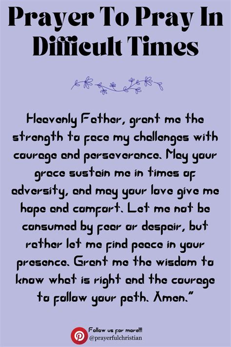 Say This Prayer For Strength And Courage In Difficult Times Bible
