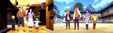 Naruto Hinata Boruto Himawari Past And Present By Weissdrum On Deviantart