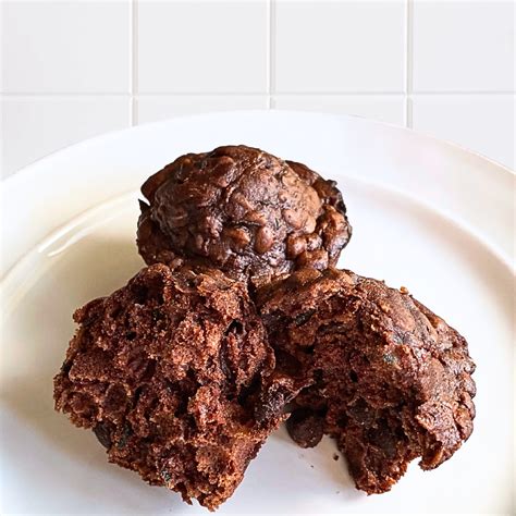 Chocolate Zucchini Oat Muffins Auntie Chatter