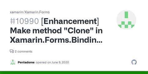 Enhancement Make Method Clone In Xamarinformsbindingbase Public