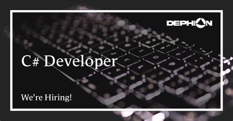 Programming Csharp Hiring Hiringnow Vacancy Agile Dephion