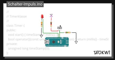 Schalter Impuls Ino Wokwi ESP STM Arduino Simulator