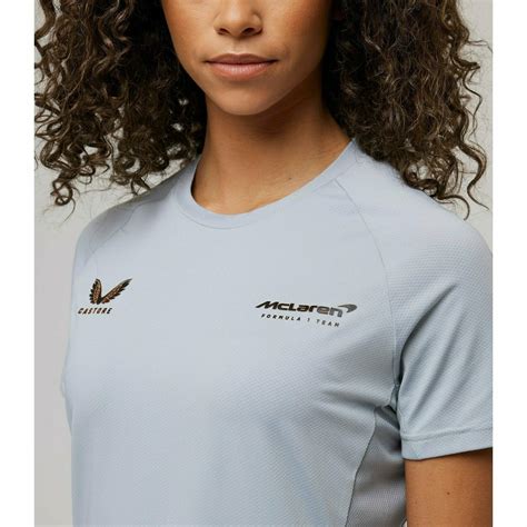 Mclaren F1 Womens Performance T Shirt Harbor Mist Cmc Motorsports®