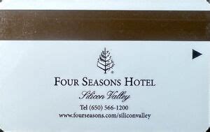 Hotel Card Four Seasons Silicon Valley Four Seasons United States Of