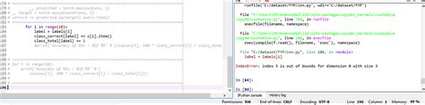 indexerror index 3 is out of bounds for dimension 0 with size 3